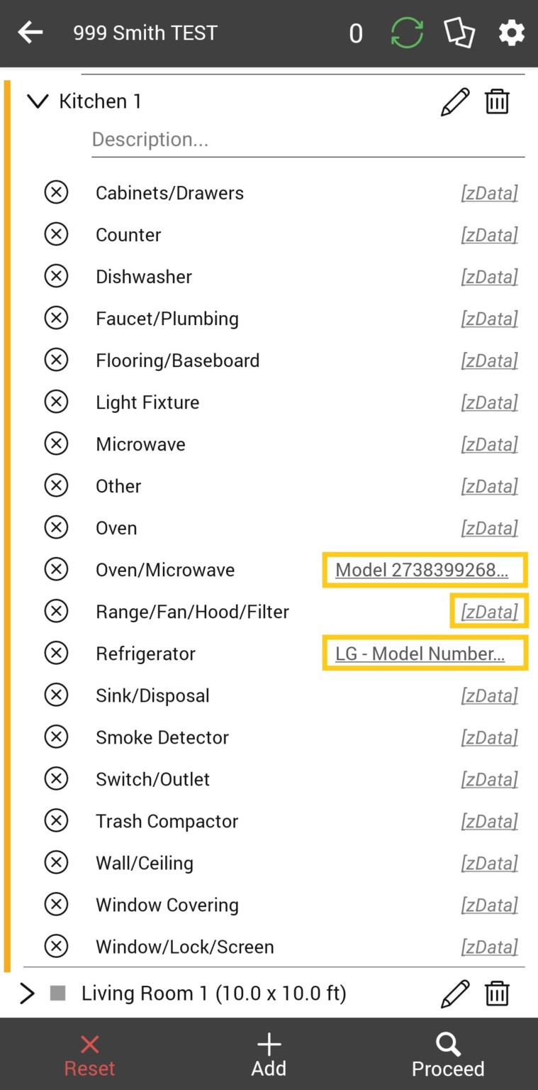 16.0 zData – Detail-Level Characteristics – zInspector Support
